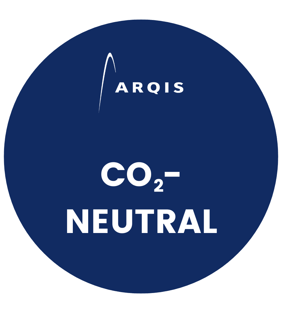 ARQIS is carbon neutral. - ARQIS